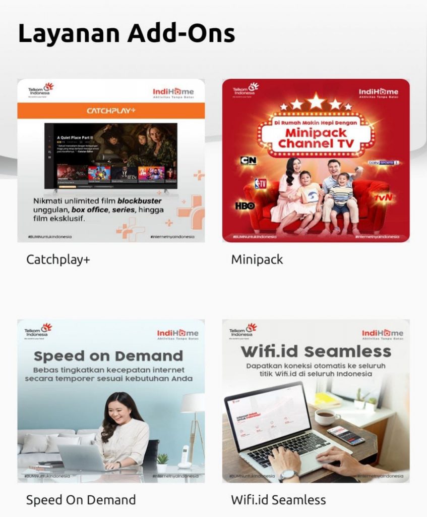 Paket IndiHome Unlimited Internet Only • IndiHome Jakarta